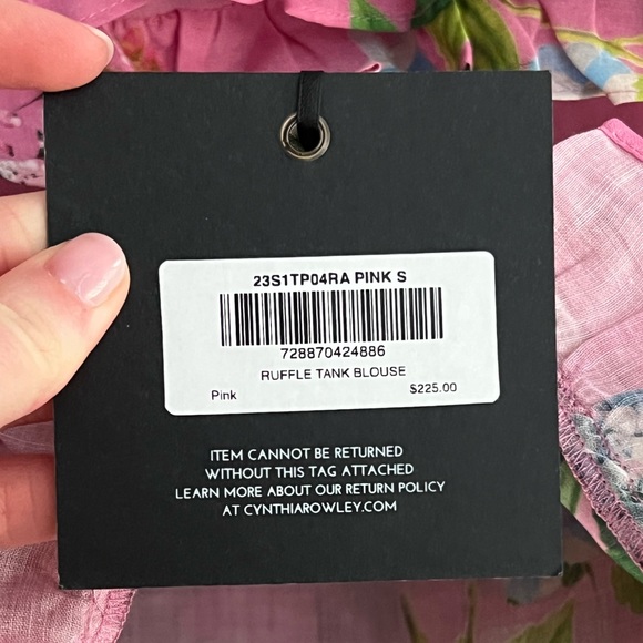 Cynthia Rowley | Tops | Nwt Cynthia Rowley Ruffle Floral Tank Blouse | Poshmark